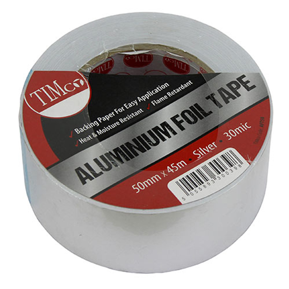 Aluminium Foil Tape 50mm x 45m - Silver Product