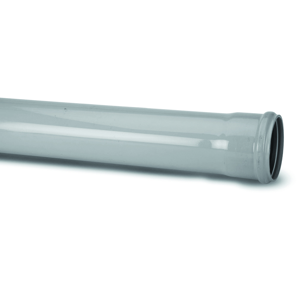 4"/110mm x 3m Soil Pipe Single Socket Grey Product