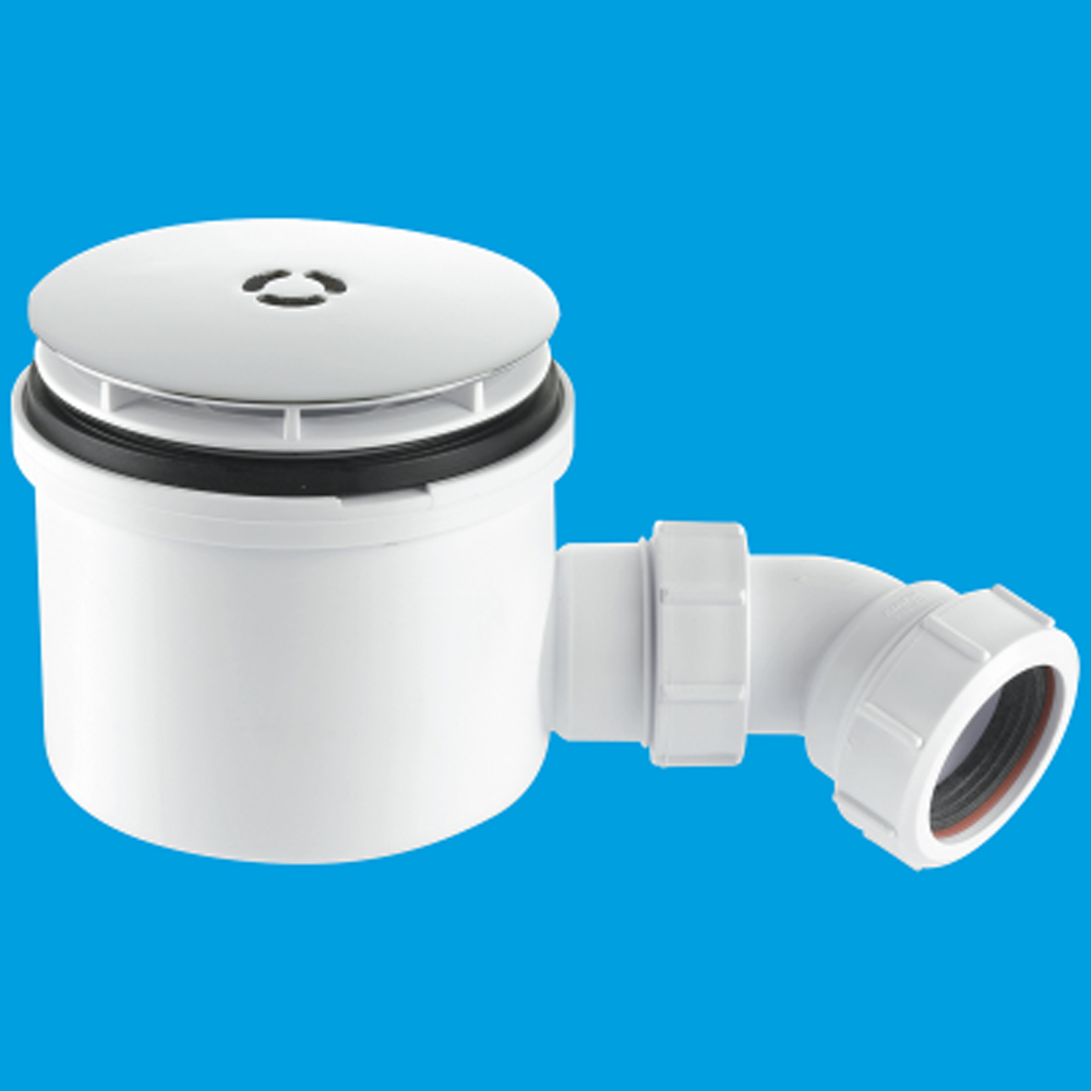 McAlpine 90mm 1½" Hi-Flow Shower Trap Chrome Browse
