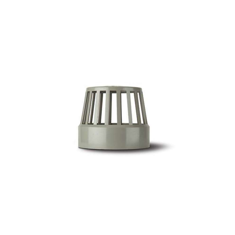 4"/110mm Solvent Soil Vent Terminal Grey Product