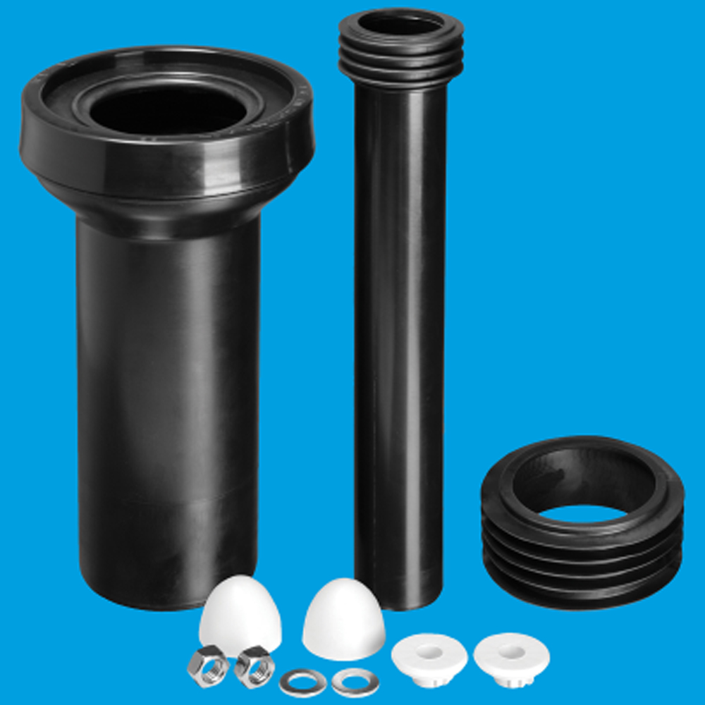 McAlpine Universal WC Frame Inlet & Outlet Connector Kit Wall Hung ...