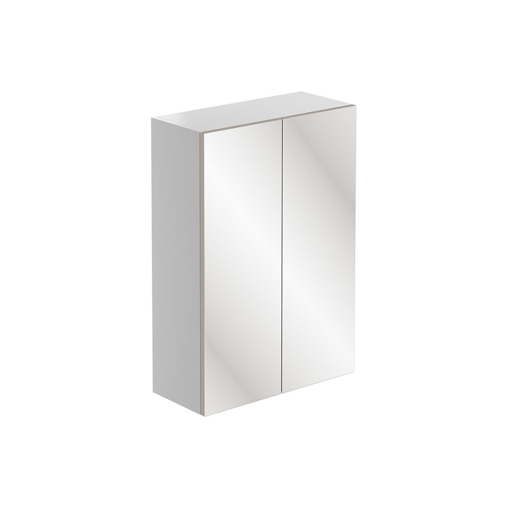 Livenza Metro 500mm Mirrored Wall Unit - White Gloss Product