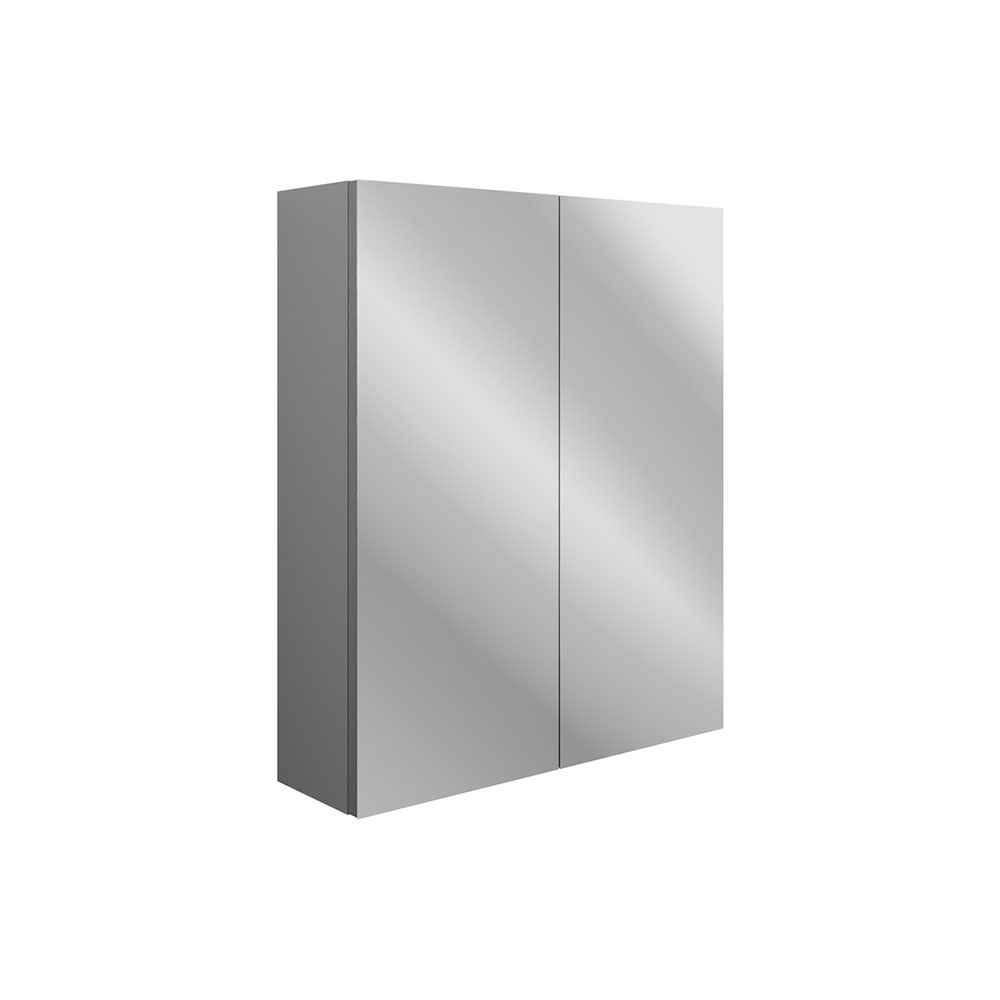 Livenza Trinity 600mm 2 Door Mirrored Wall Unit - Grey Ash Product