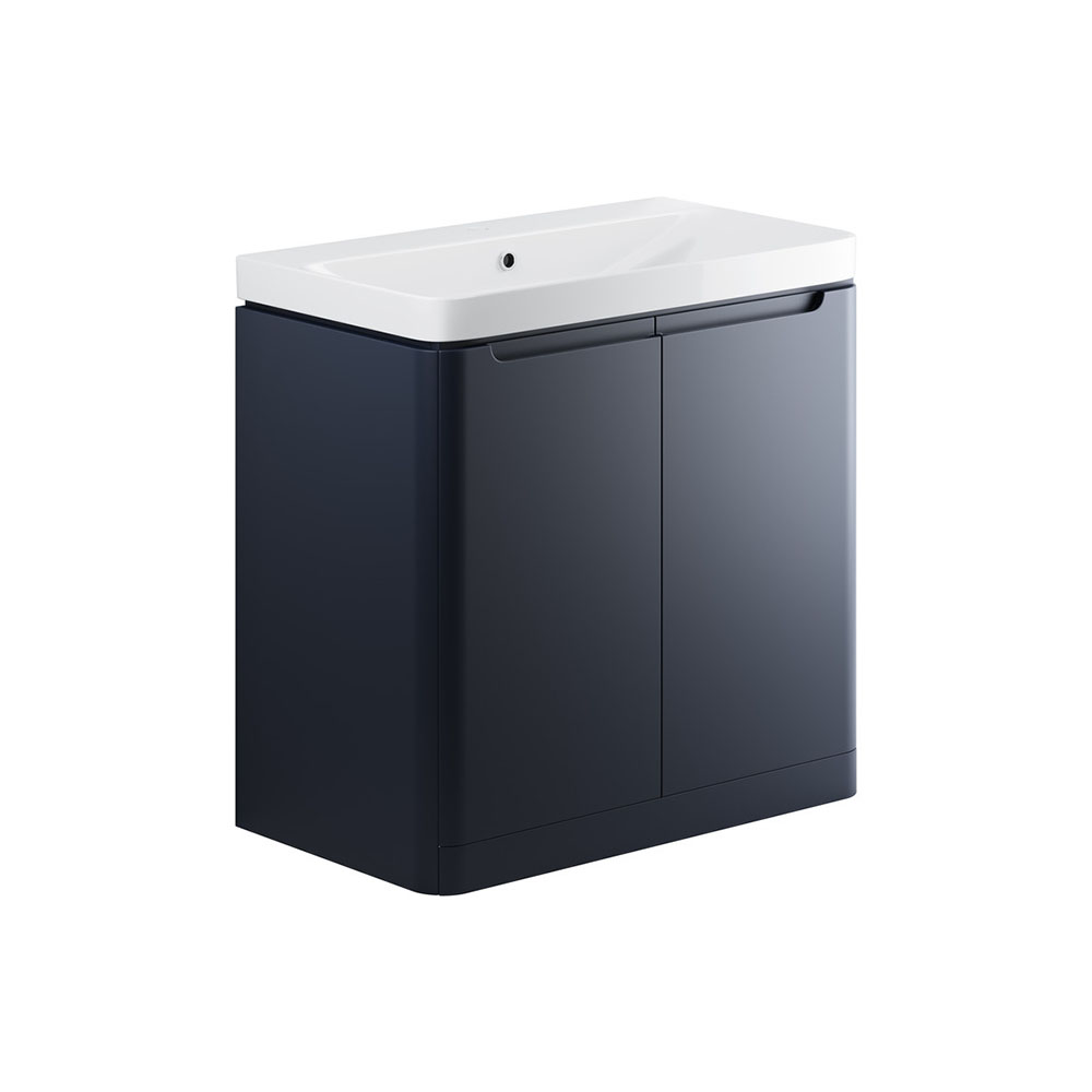 Livenza Noble 800mm 2 Door Floor Standing Basin Unit - Matt Indigo Product