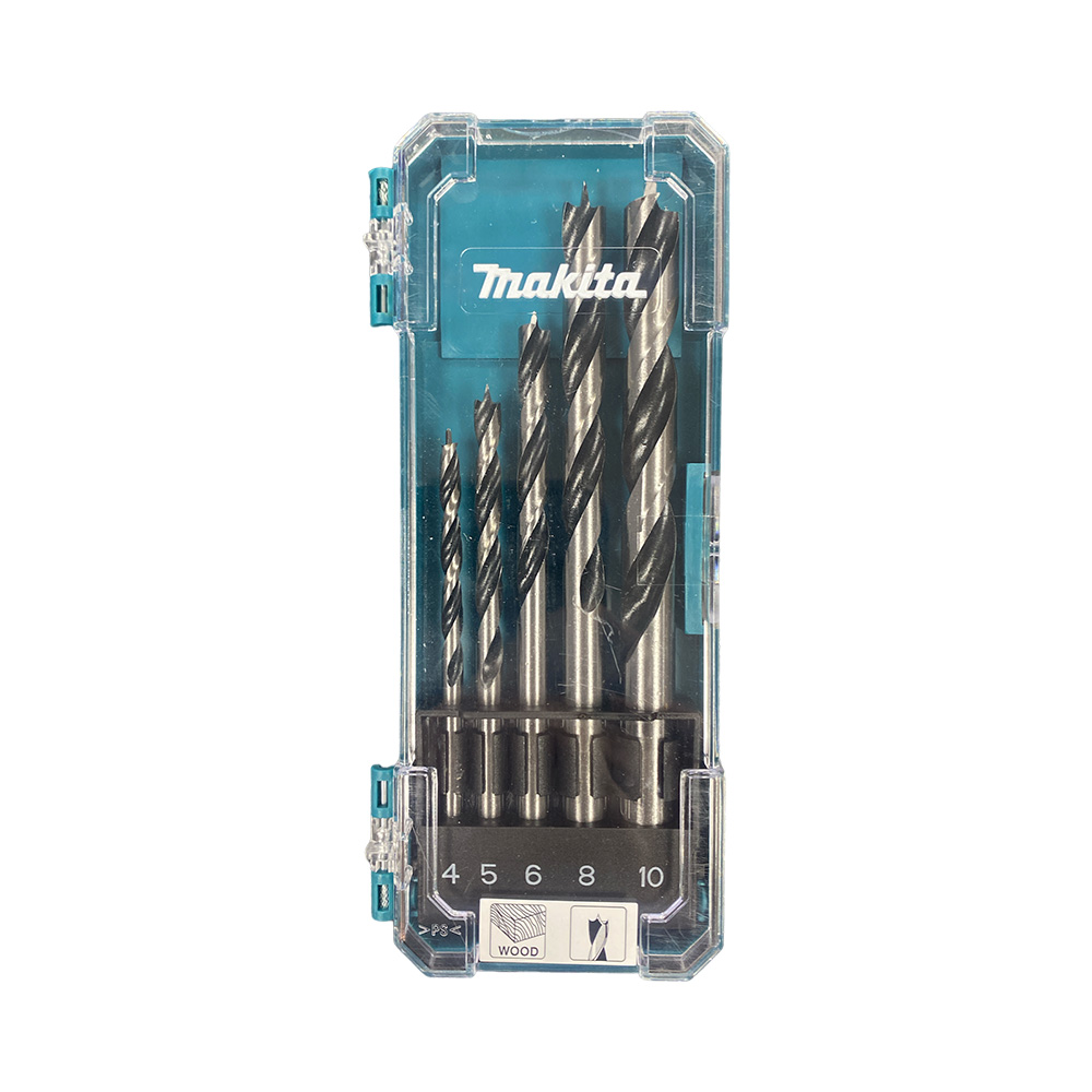 Makita Wood Drill Bit Set 5pc Straight Product