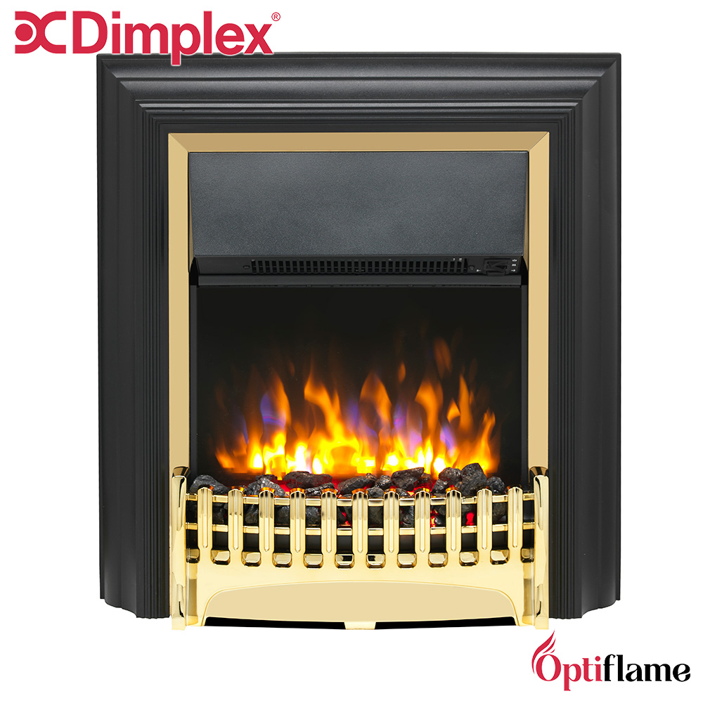 Dimplex KNG20XBR Kingsley Deluxe Brass Optiflame Product