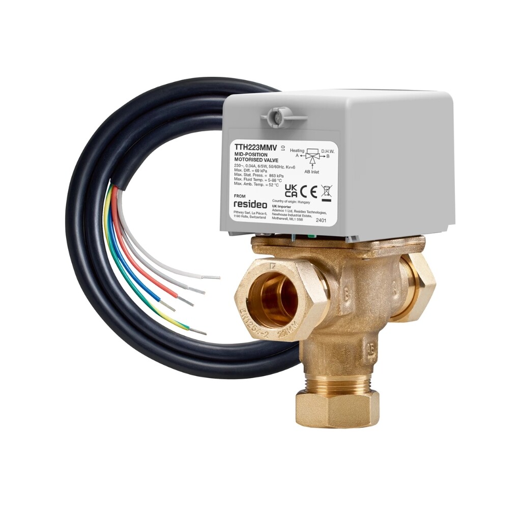 Total Home 22mm 3 Port Mid Position Valve Product